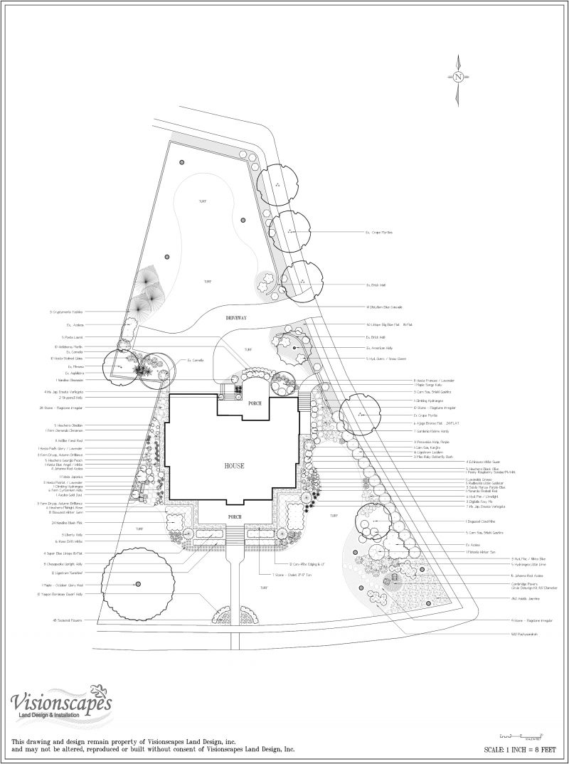 Traditional Landscape Design - Visionscapes Land Design & Architectural ...